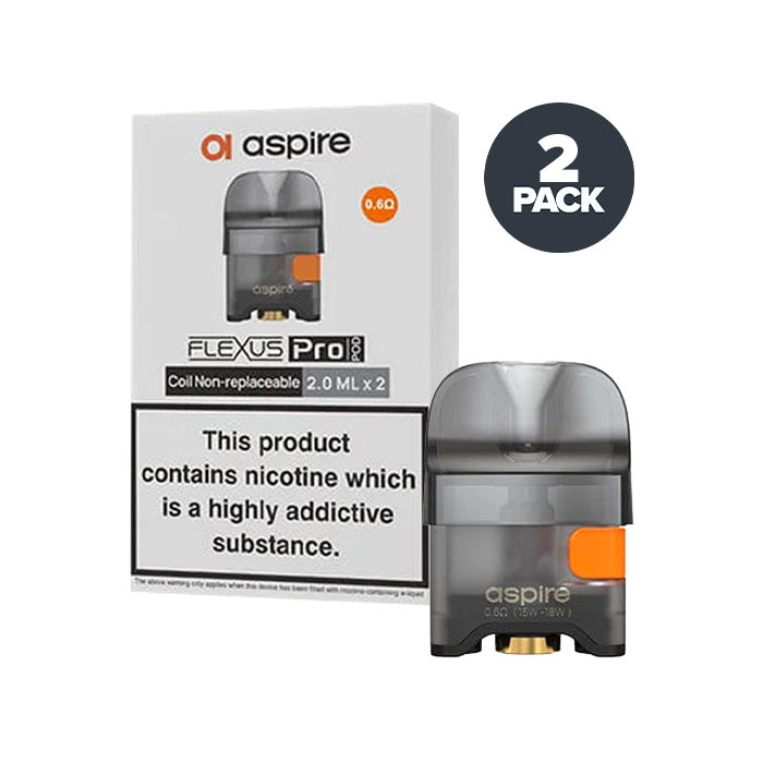 Aspire Flexus Pro Replacement Pods | 0.6Ω & 1.0Ω Built-in Coils