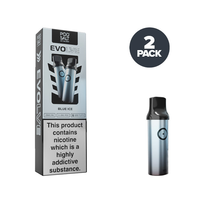 Blue Ice | Pod Salt Evolve Pre-Filled Pods | Pack of 2