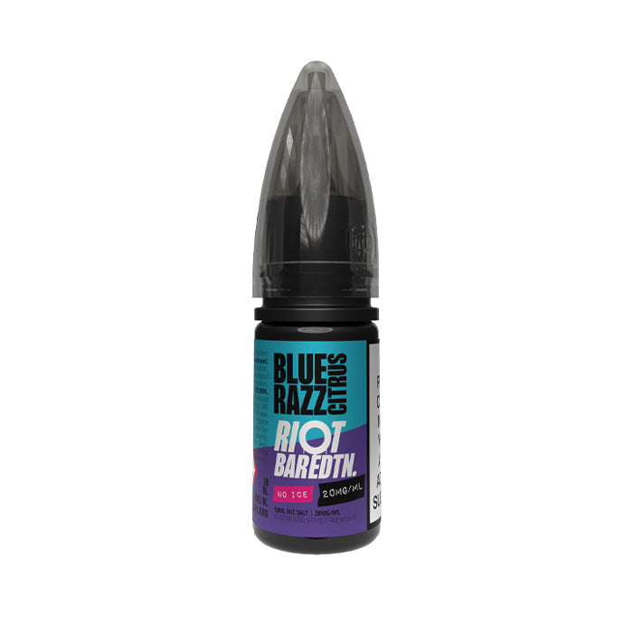 Blue Razz Citrus Nic Salt E-Liquid by Riot Bar Edition No Ice | UK Ecig ...