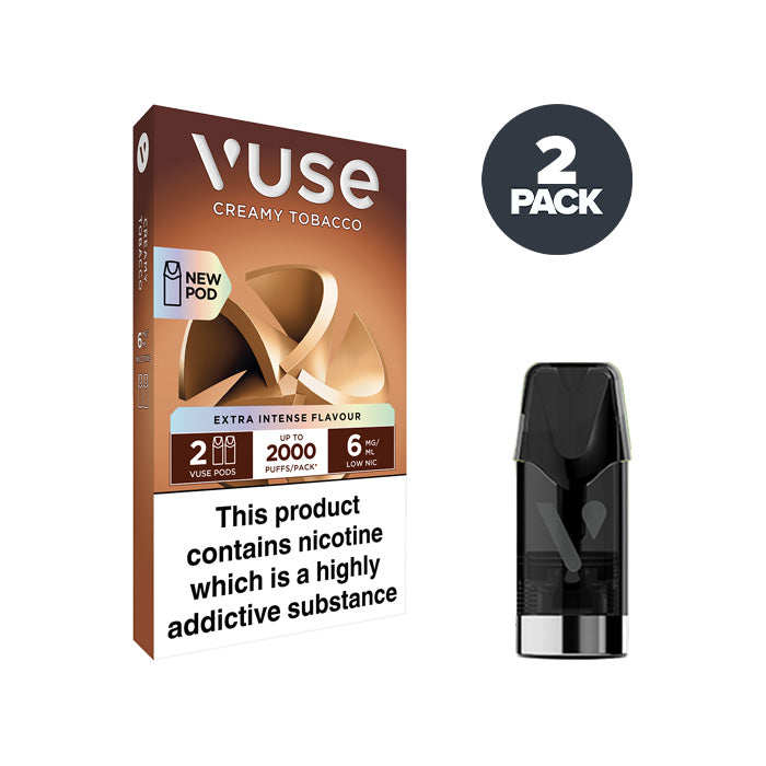 Creamy Tobacco Extra Intense Flavour Pods by Vuse | Pack of 2 | Multi ...