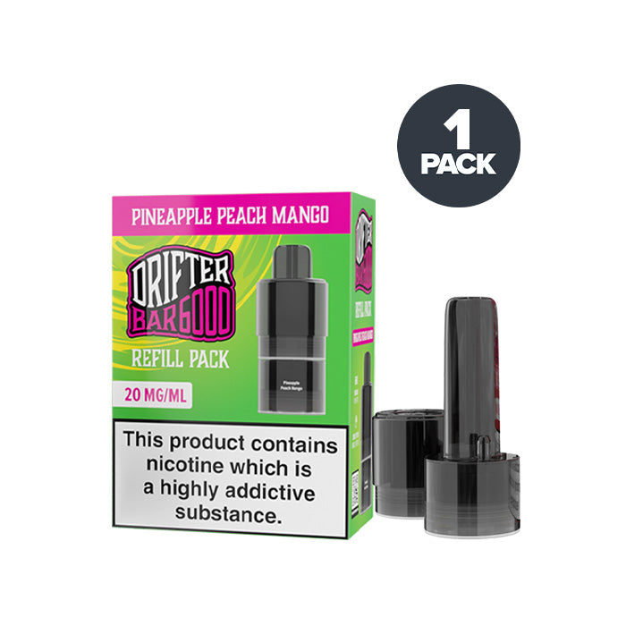 Pineapple Peach Mango Drifter Bar 6000 Pre-filled Pods | From £5.39