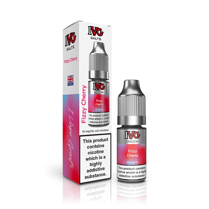 Fizzy Cherry 10ml Nic Salt E-Liquid by IVG | Disposable-Like Flavour