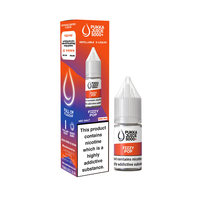 Fizzy Pop 10ml Nic Salt E-Liquid by Pukka Juice 5000+ | From £2.99