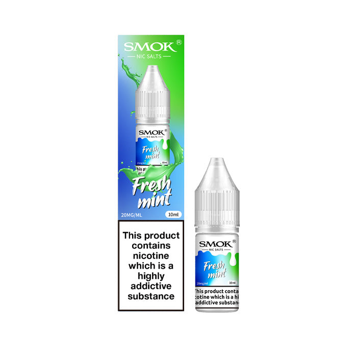 Fresh Mint 10ml Nic Salt E-Liquid by Smok | Bar Salt