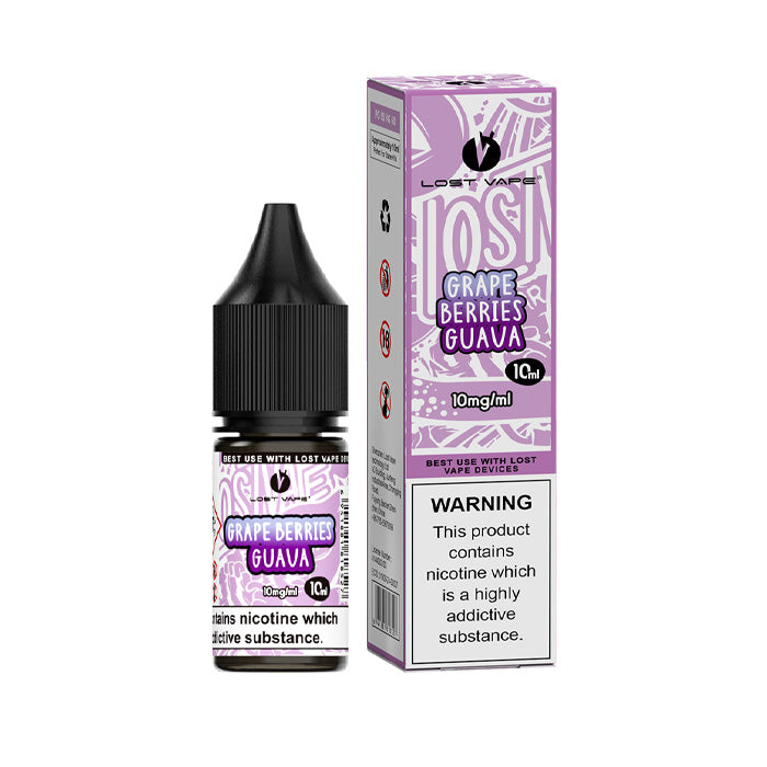 Grapes Berries Guava Nic Salt E-Liquid by Lost Vape | From £2.99