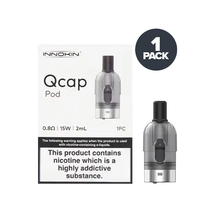 Innokin QCAP Replacement Pods | Pack of 1 | 0.6Ω, 0.8Ω, 1.2Ω
