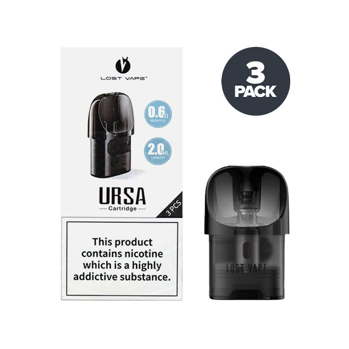 Lost Vape Ursa Nano Replacement Pods | Pack of 3 | 0.6Ω, 0.8Ω & 1.0Ω