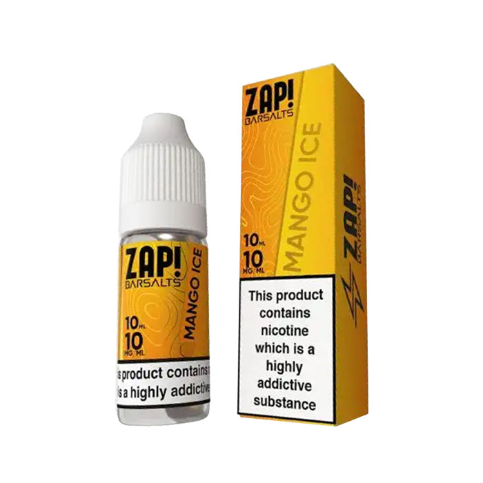 Mango Ice 10ml Nic Salt E-Liquid by Zap! Bar Salts | From £2.99