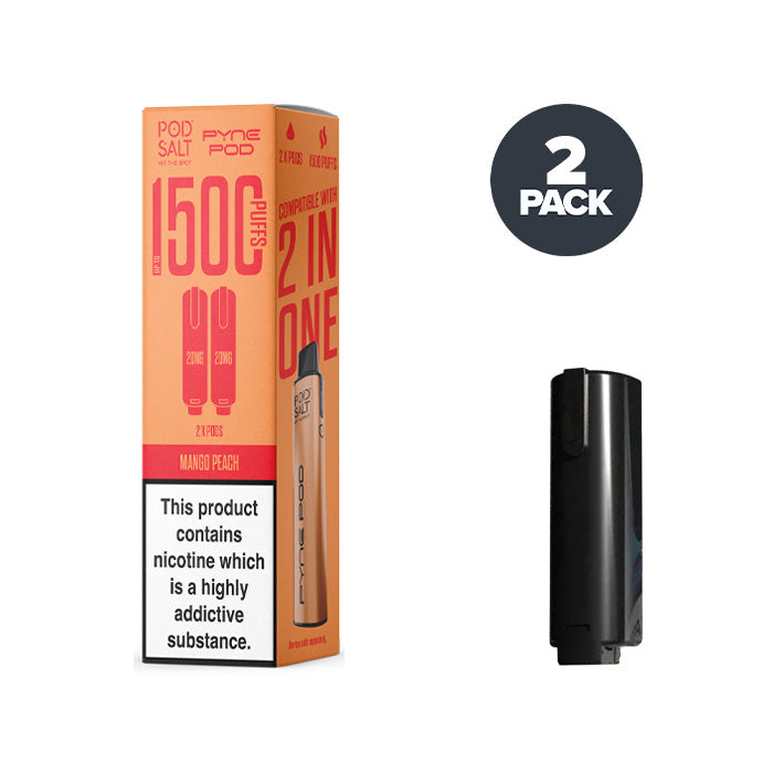 Mango Peach Pod Salt Pyne Pod 2in1 Pre-filled Pods | Multi-buy Discount