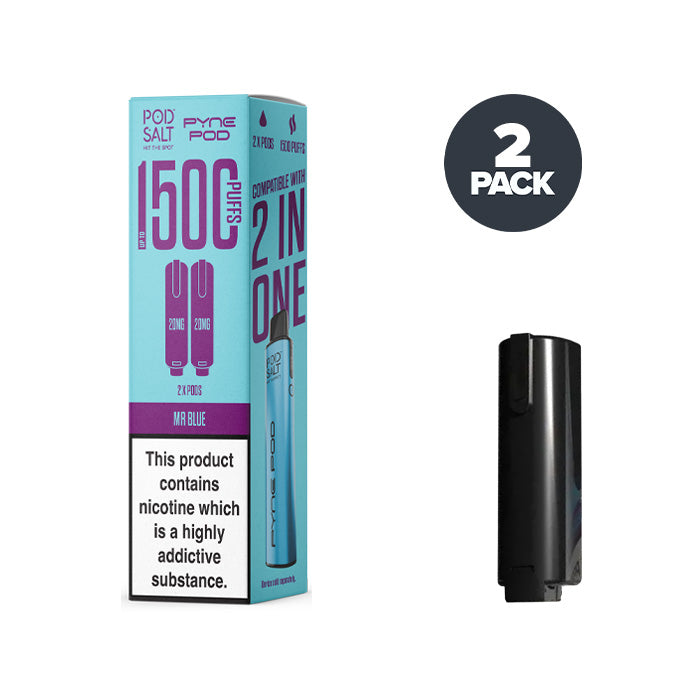 Mr Blue Pod Salt Pyne Pod 2in1 Pre-filled Pods | Multi-buy Discount