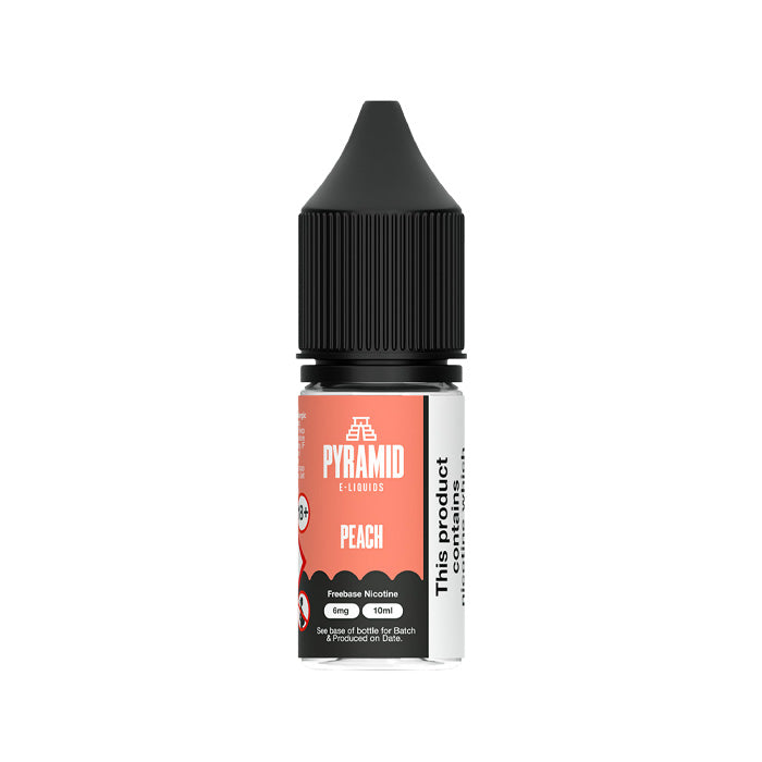 Peach 10ml E-Liquid by Pyramid | Freebase Nicotine | From £2.09
