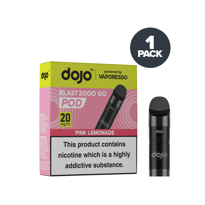 Pink Lemonade Vaporesso Dojo Blast 2000 Go Pre-filled Pods