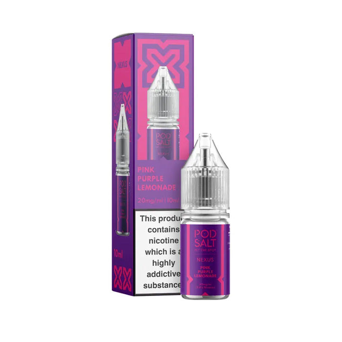 Pink Purple Lemonade 10ml Nic Salt E-Liquid by Nexus | From £2.99
