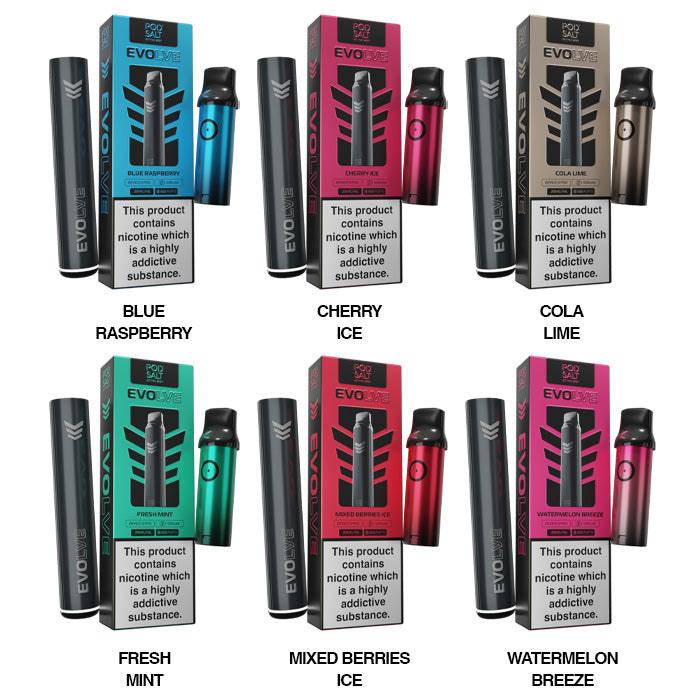 Pod Salt Evolve Starter Kit | Uses Pre-Filled Pods