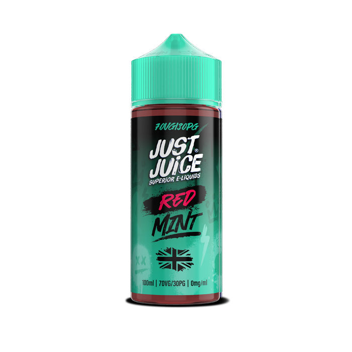 Red Mint 100ml Shortfill E-Liquid by Just Juice | 100ml | From £11.24