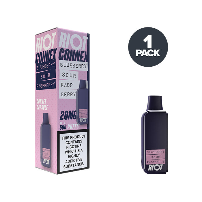 Blueberry Sour Raspberry Riot Connex Pre-Filled Pods | From £2.69
