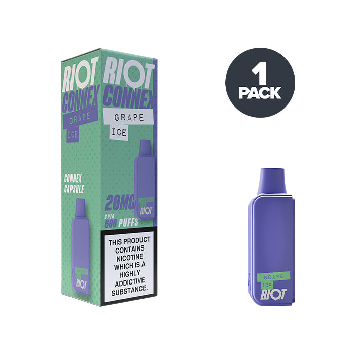 Grape Ice Riot Connex Pre-Filled Pods | From £2.69