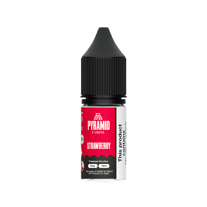 Strawberry 10ml E-Liquid by Pyramid | Freebase Nicotine | From £2.09