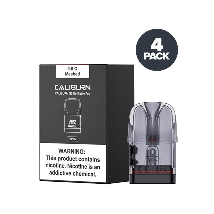 Uwell Caliburn G3 Side Fill Replacement Pods | Pack of 4