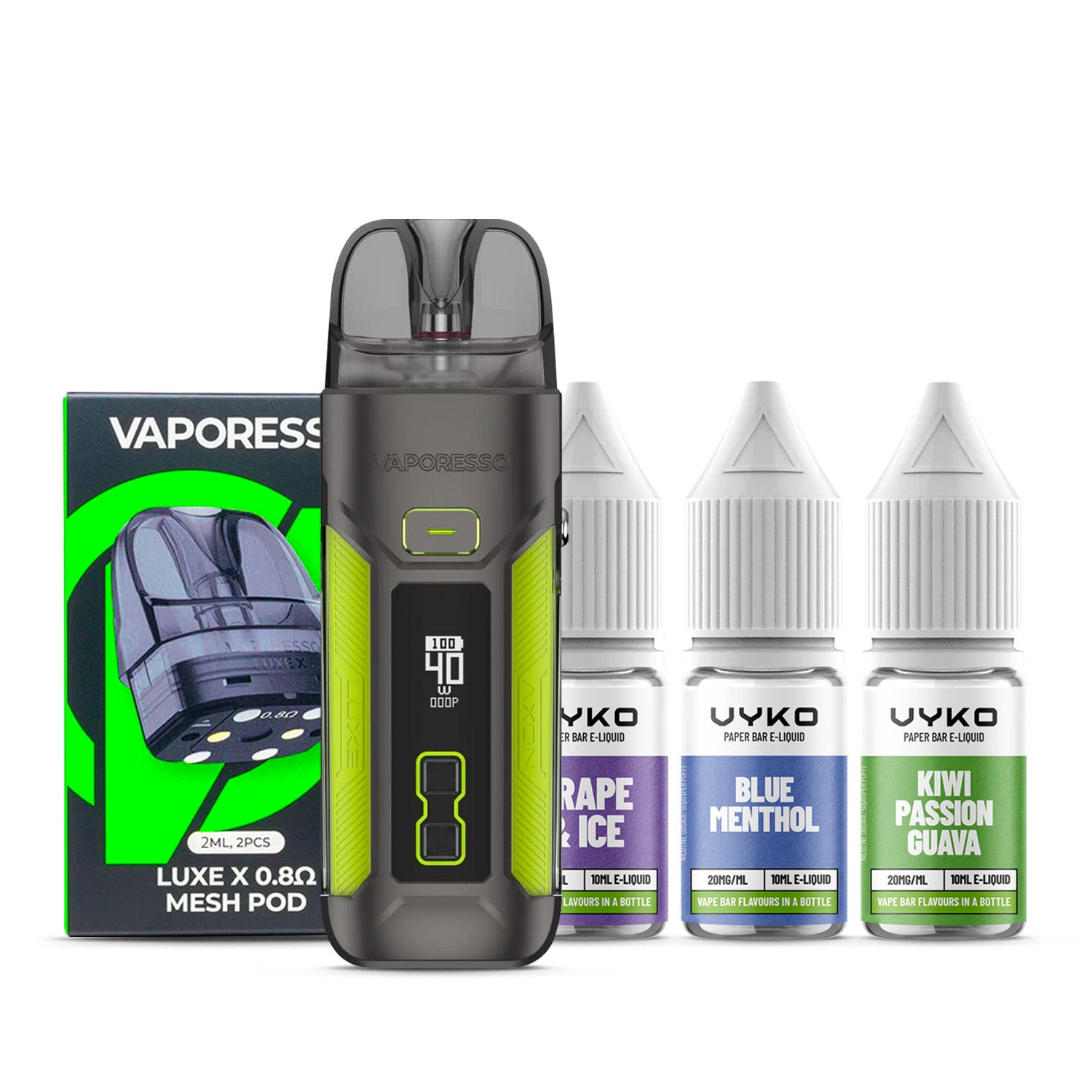 Vaporesso Luxe X Pro Kit Bundle | Kit + Pods + E-Liquid