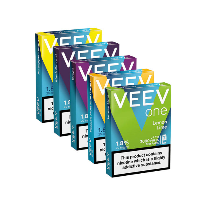 Veev One Refreshing Discovery Pack | 5 Packs for £20