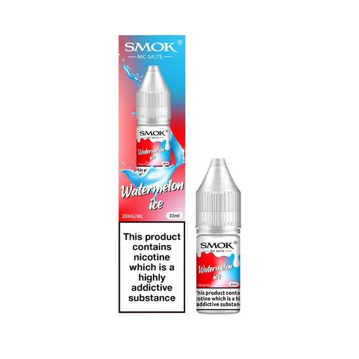 Watermelon Ice 10ml Nic Salt E-Liquid by Smok | Bar Salt