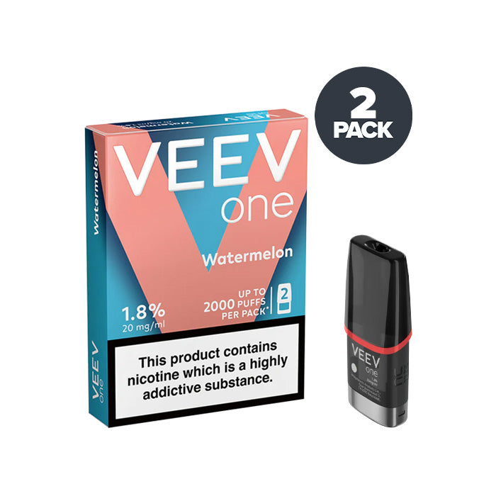 Watermelon Veev One Pre-filled Pods | Pack of 2 | From £5.39