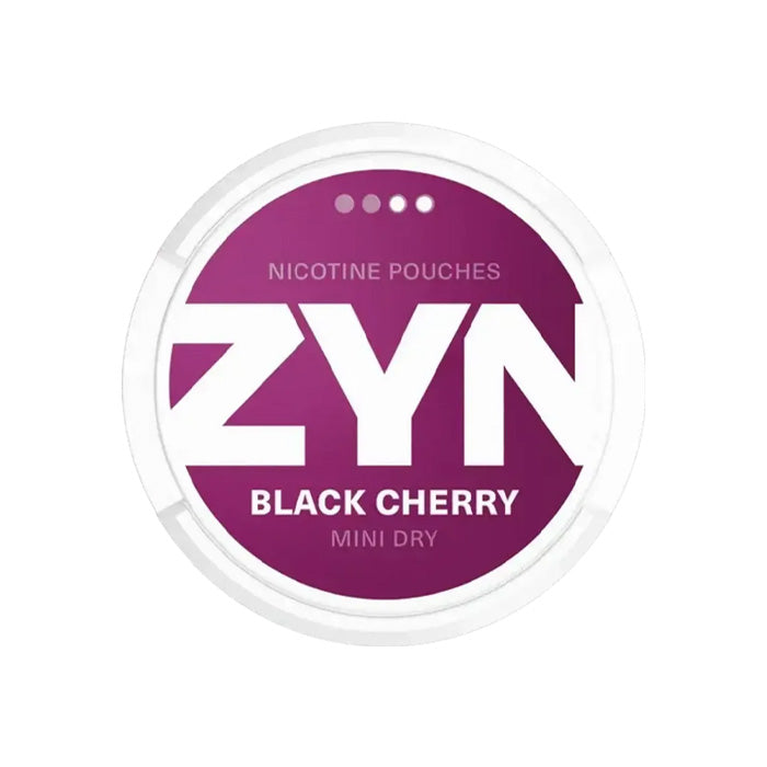ZYN Mini Black Cherry Nicotine Pouches | 20 Pouches per Tub | Free Delivery Available