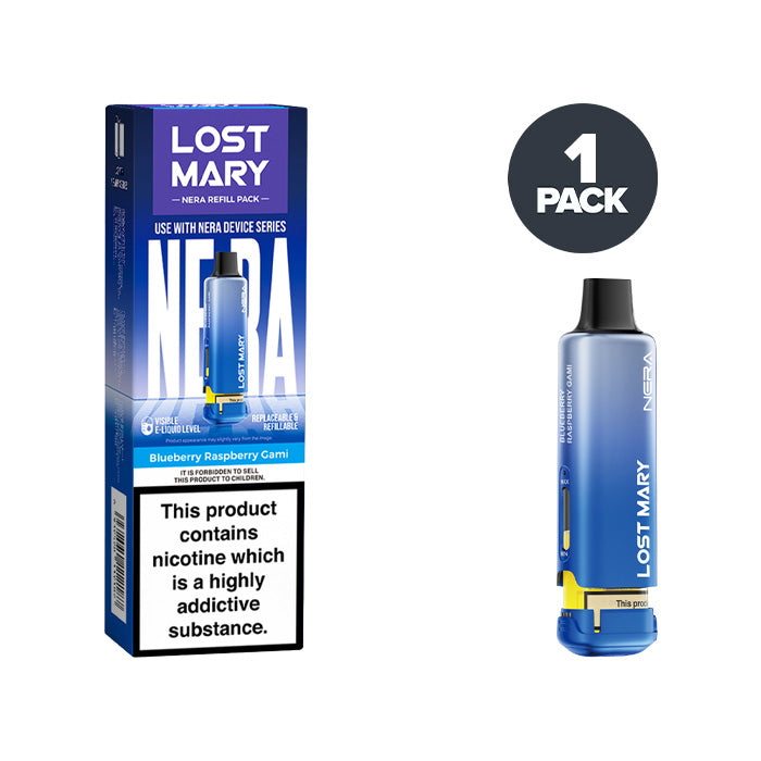 Blueberry Raspberry Gami Lost Mary Nera 15K Refill Pack | 2+10ml