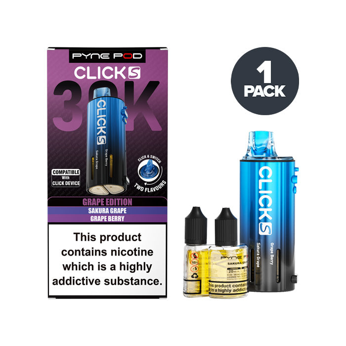 Grape Edition Pyne Pod Click S 30K Refill Pack
