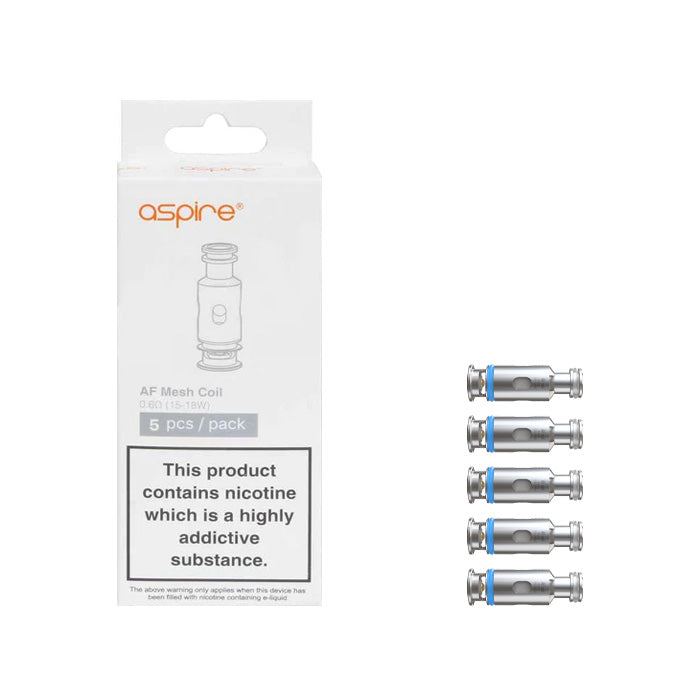 Aspire AF Replacement Coils | 5 Pack | UK ECIG STORE