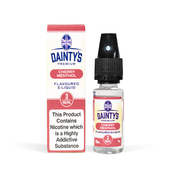 Dainty's Cherry Menthol 10ml E-Liquid | UK ECIG STORE