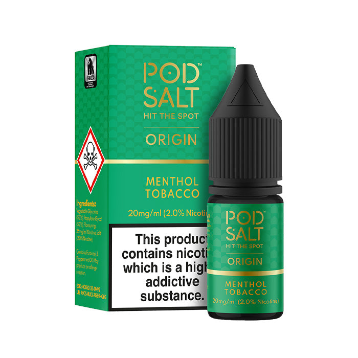 Menthol Tobacco Nicotine Salt by Pod Salt Origin
