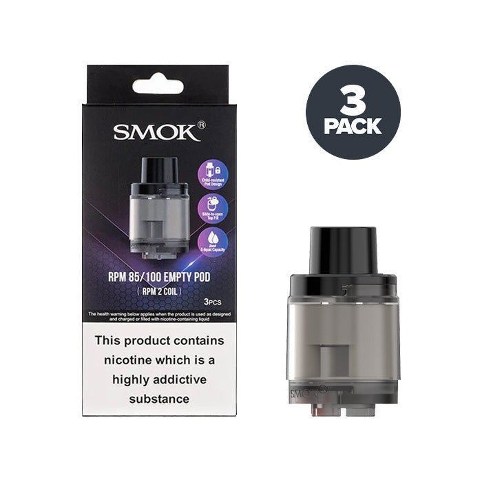 RPM 85/100 Empty Replacement Pods | UK ECIG STORE