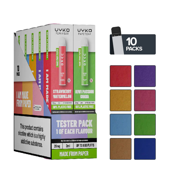 VYKO Paper Bar Disposable Vape Kit | UK ECIG STORE