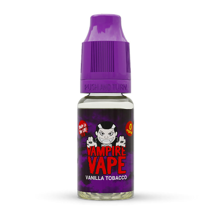 Vampire Vape Vanilla Tobacco 10ml E-Liquid | UK ECIG STORE
